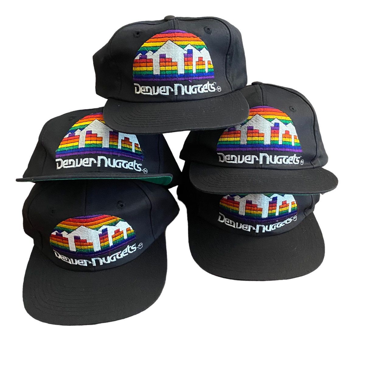 Vintage Vintage 1990s Denver Nuggets Twins NBA Snapback Bundle | Grailed
