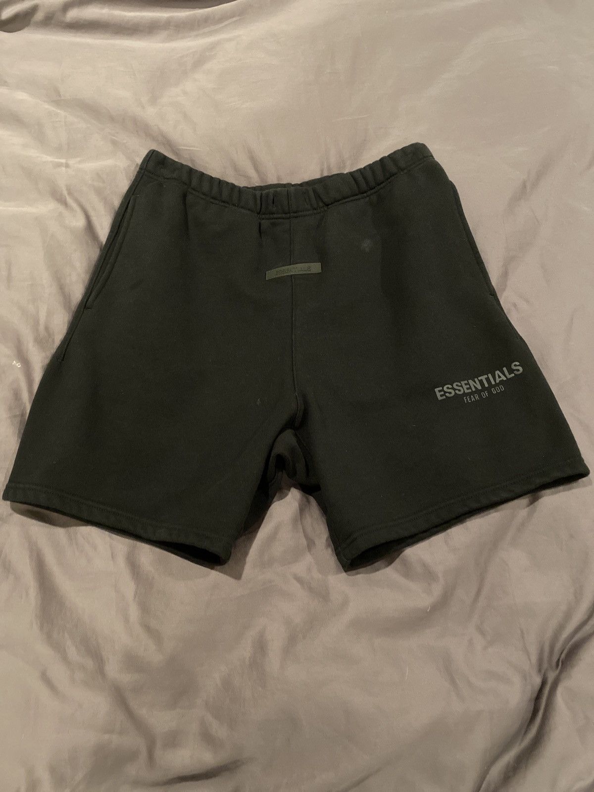 Essentials × Fear of God Fear of God Essentials Shorts (SS21) Black ...