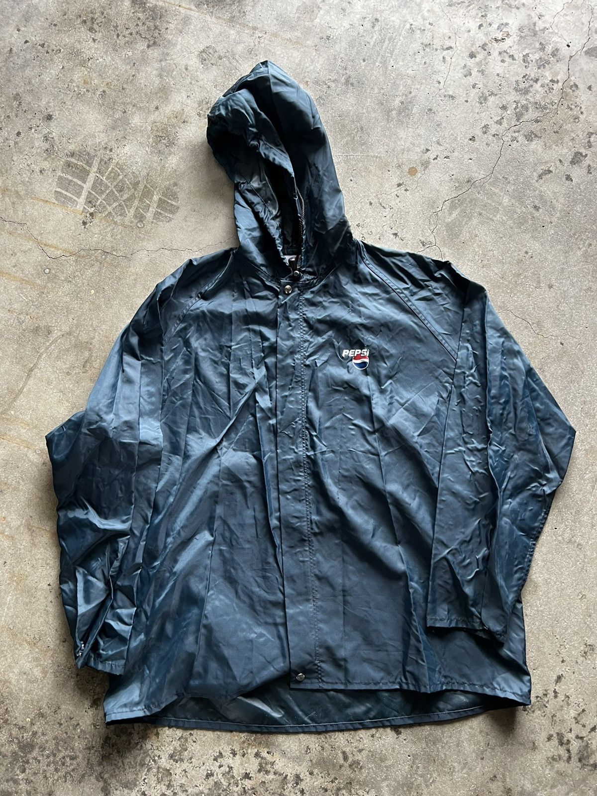 Vintage XL (not tagged) vintage 80s 90s Pepsi raincoat | Grailed