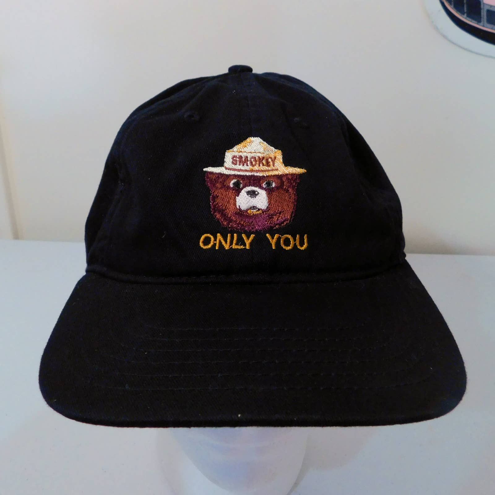 Gildan Smokey The Bear Hat Cap Strapback Black Only You | Grailed