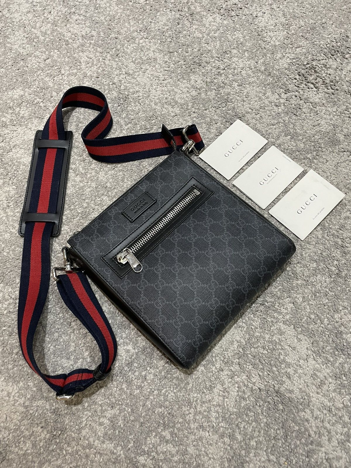 Supreme Gucci GG Side Bag | Grailed
