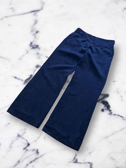 Prada Prada Flared Silk Faded Washed Color Pants | Grailed