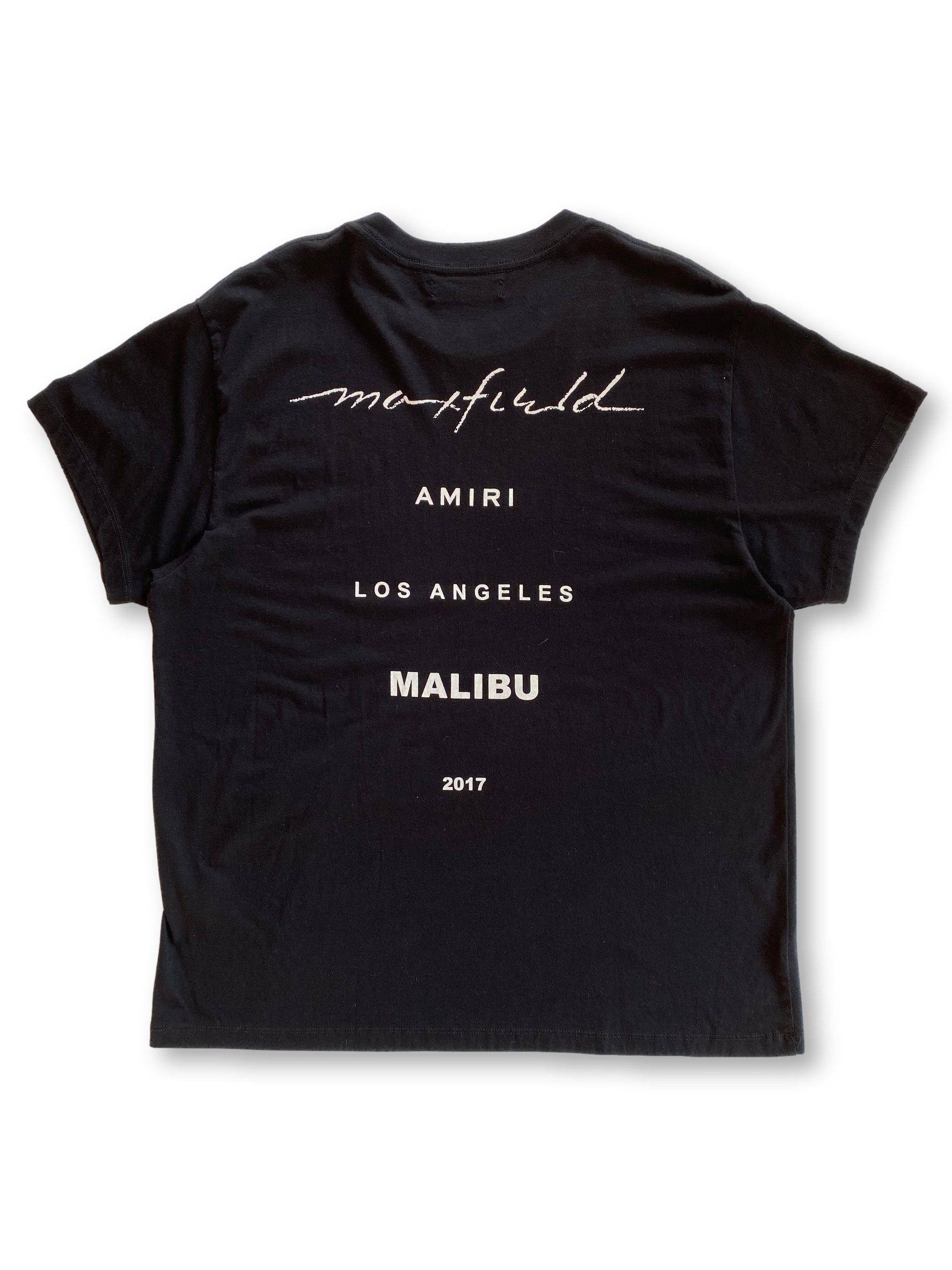 Amiri × Maxfield Los Angeles AMIRI X MAXFIELD LOS ANGELES 2017 T-SHIRT ...