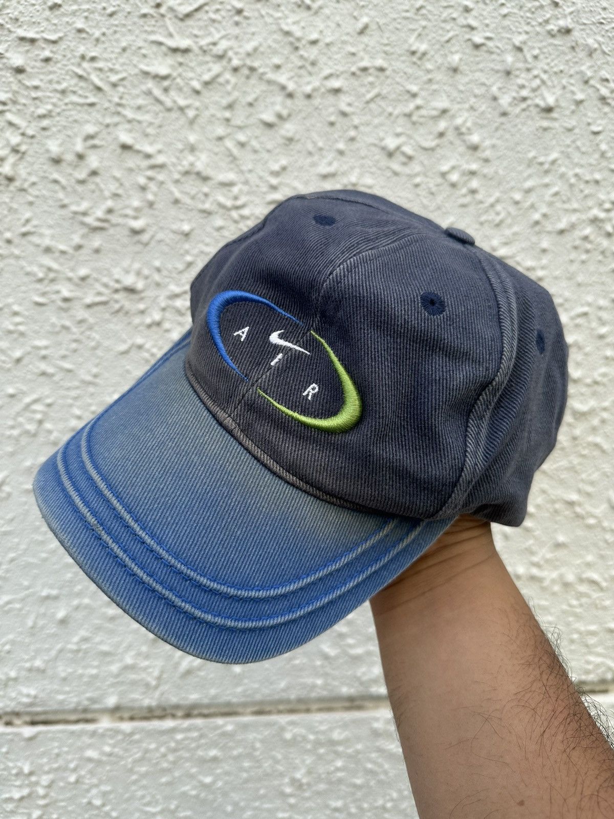 Nike × Vintage Vtg Distressed Nike Air Hat | Grailed