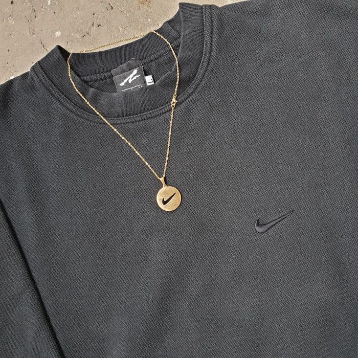 Nike Nike Swoosh Round Chain Necklace Gold | Grailed
