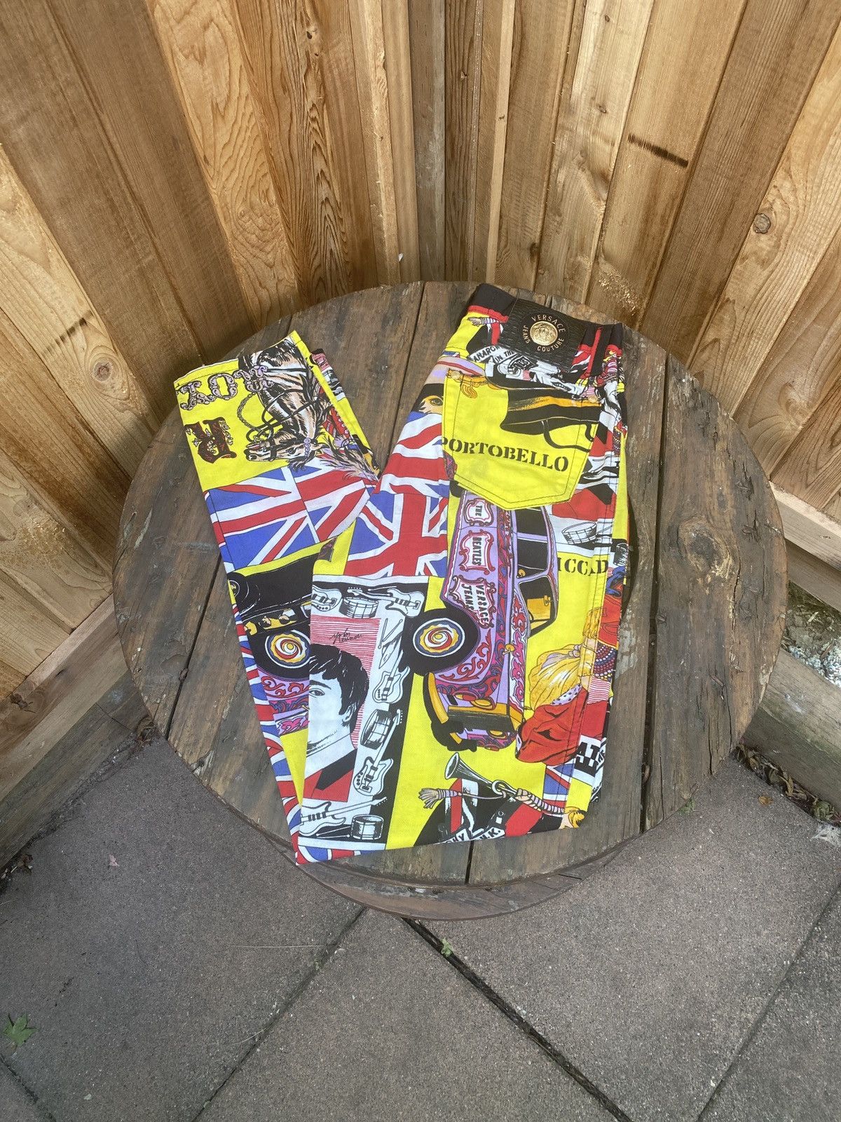 Vintage Vintage Versace Jeans Couture Rock & Royalty Pants | Grailed