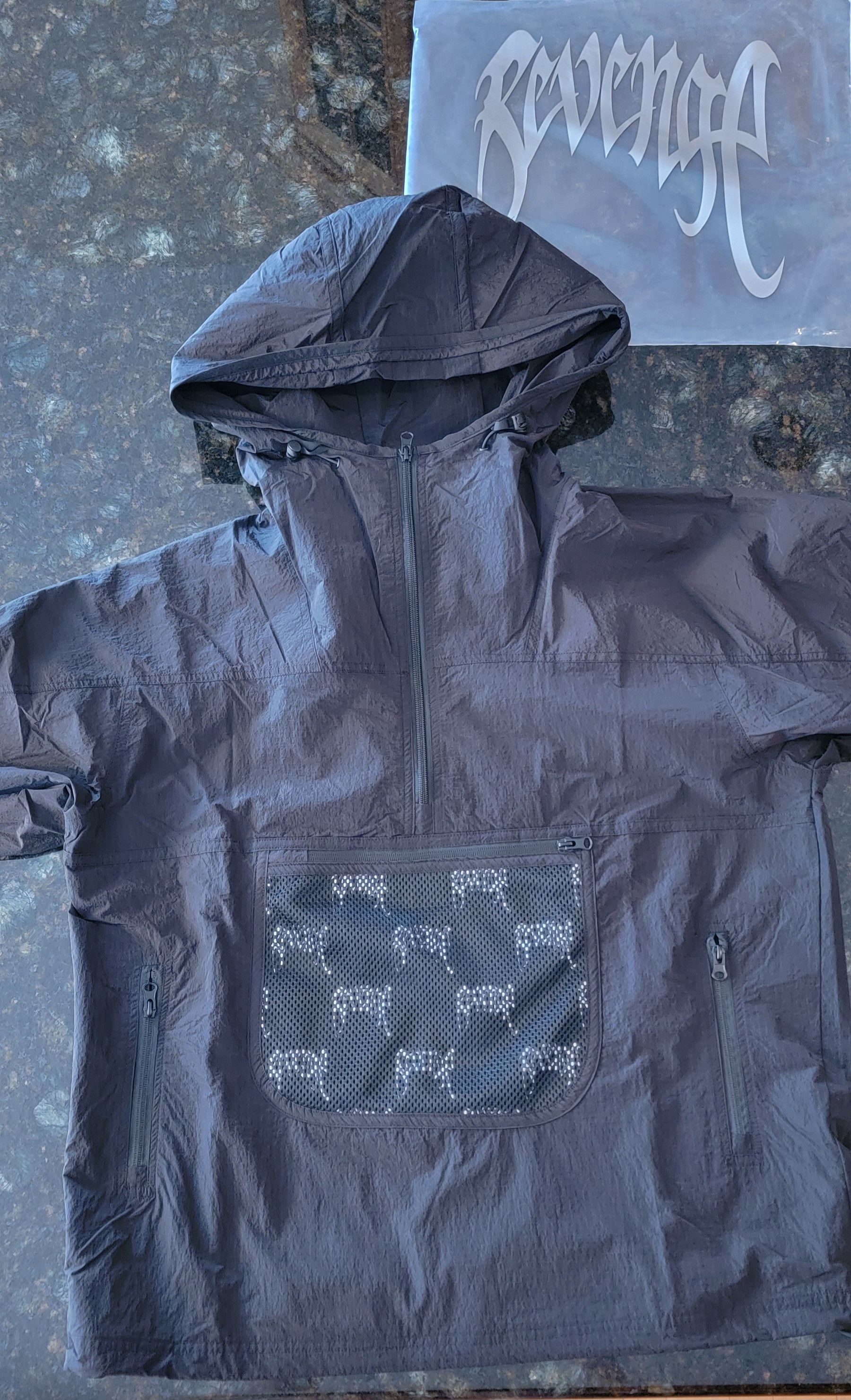 Revenge Revenge Black 3M Pocket Anorak Jacket | Grailed