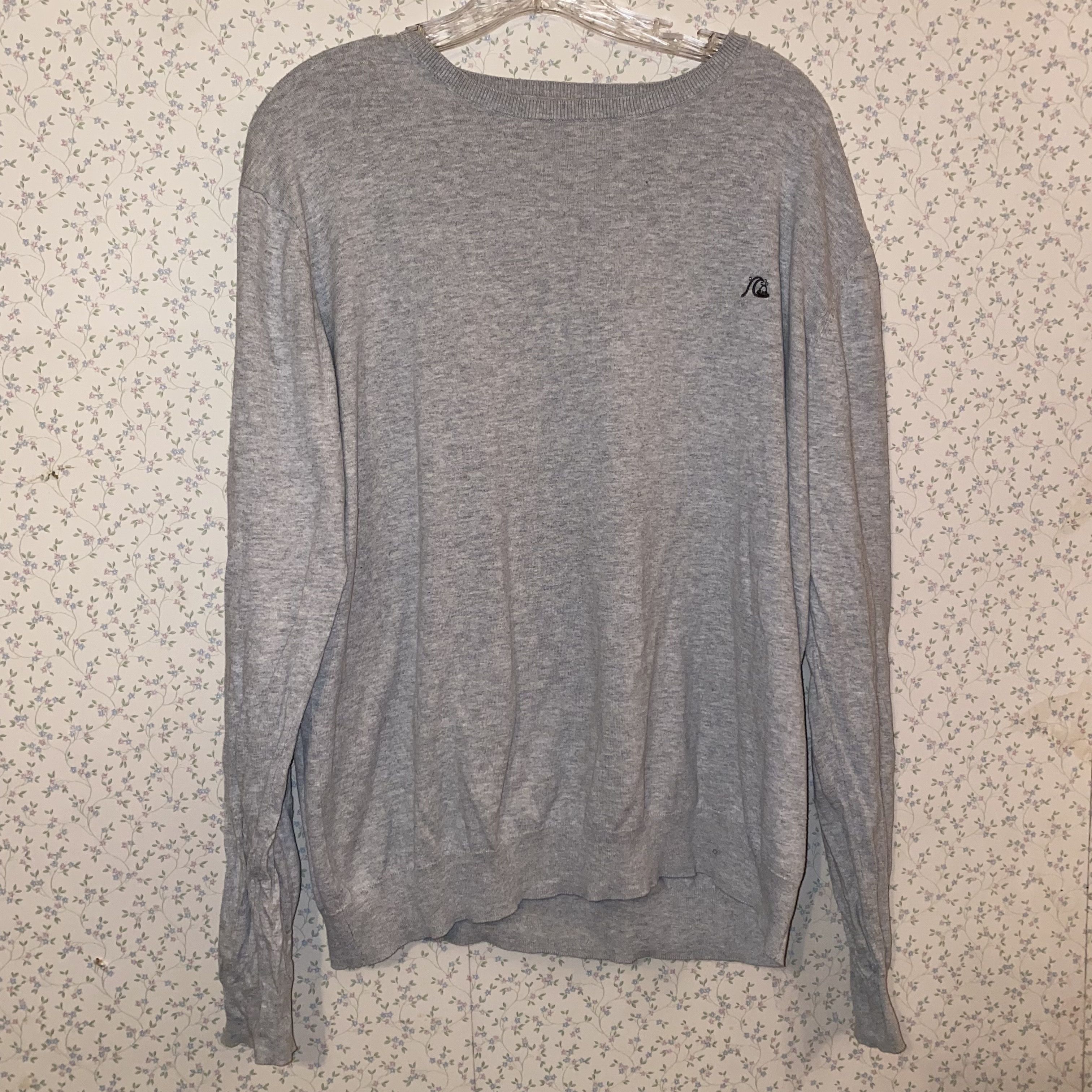 Quicksilver Quicksilver Medium Crewneck Sweater - Light Grey Gray | Grailed