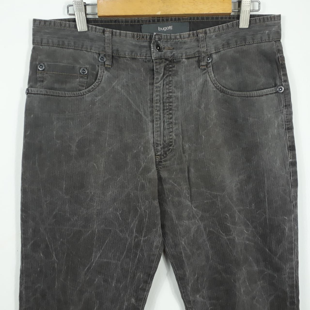 Avant Garde × Bugatti × Designer BUGATTI Jeans Stone Wash Denim Fade ...