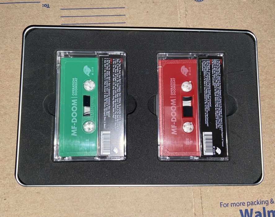 Vintage MF DOOM Metal Face records Operation Doomsday Cassette Box ...