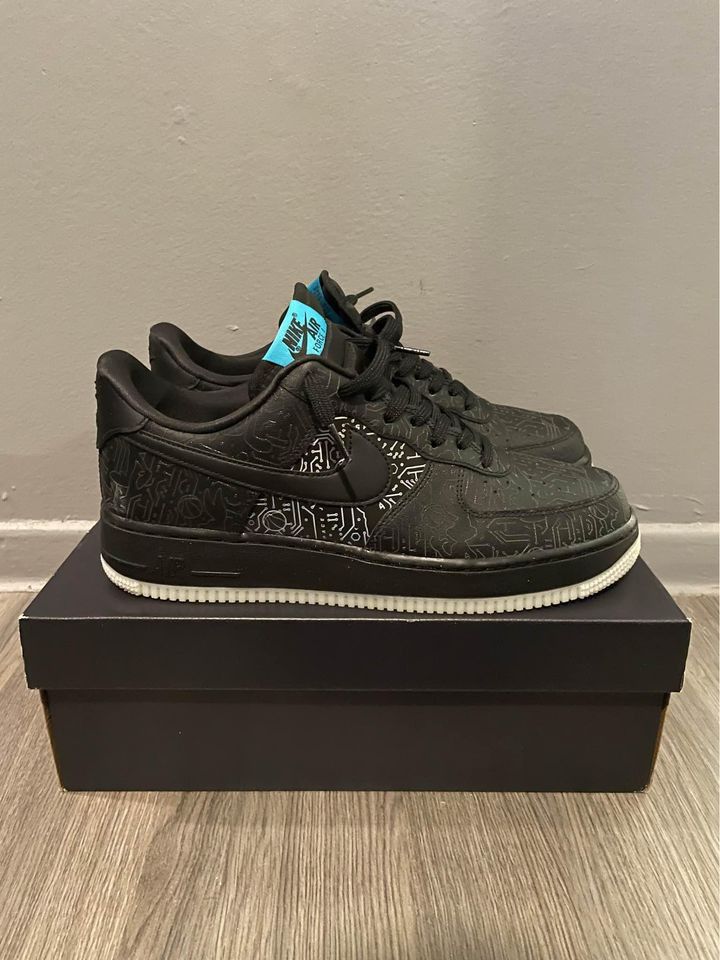 Nike Nike Air Force 1 Space Jam Computer Chip (10.5) | Grailed