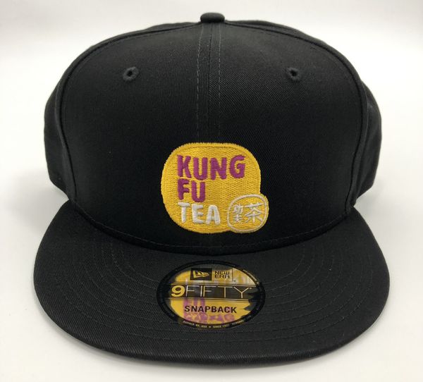 New Era New Era Kung Fu Tea Yellow Black Snapback Hat | Grailed