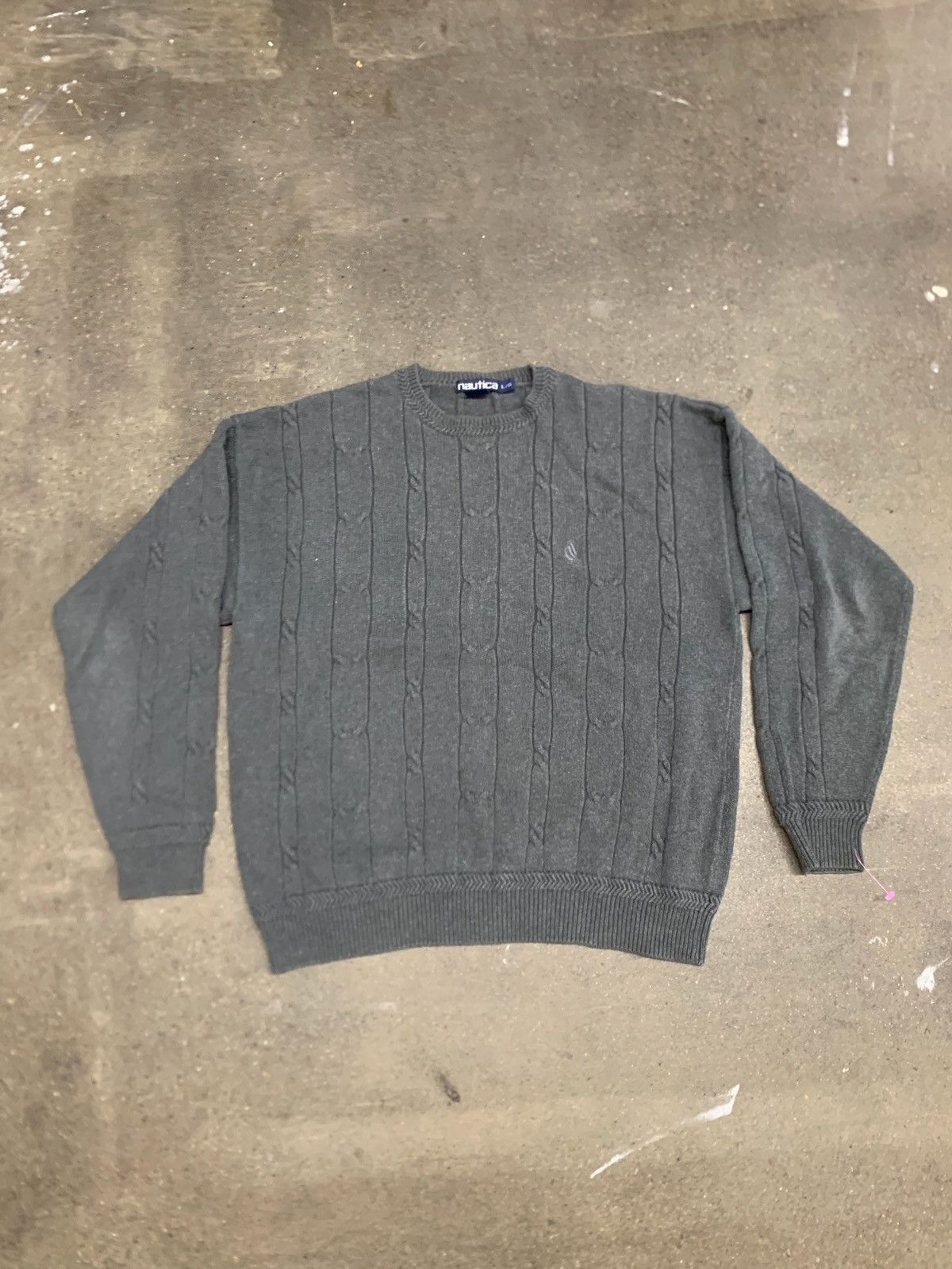 Coloured Cable Knit Sweater × Nautica × Vintage Vintage Nautica Panel ...