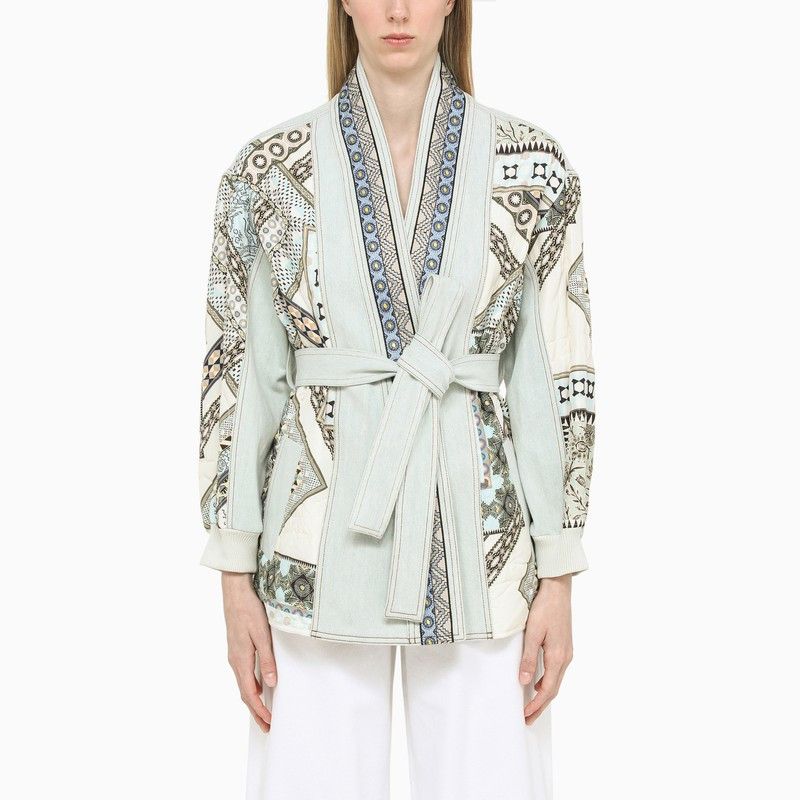 Etro Etro Patchwork-Effect Kimono Jacket | Grailed