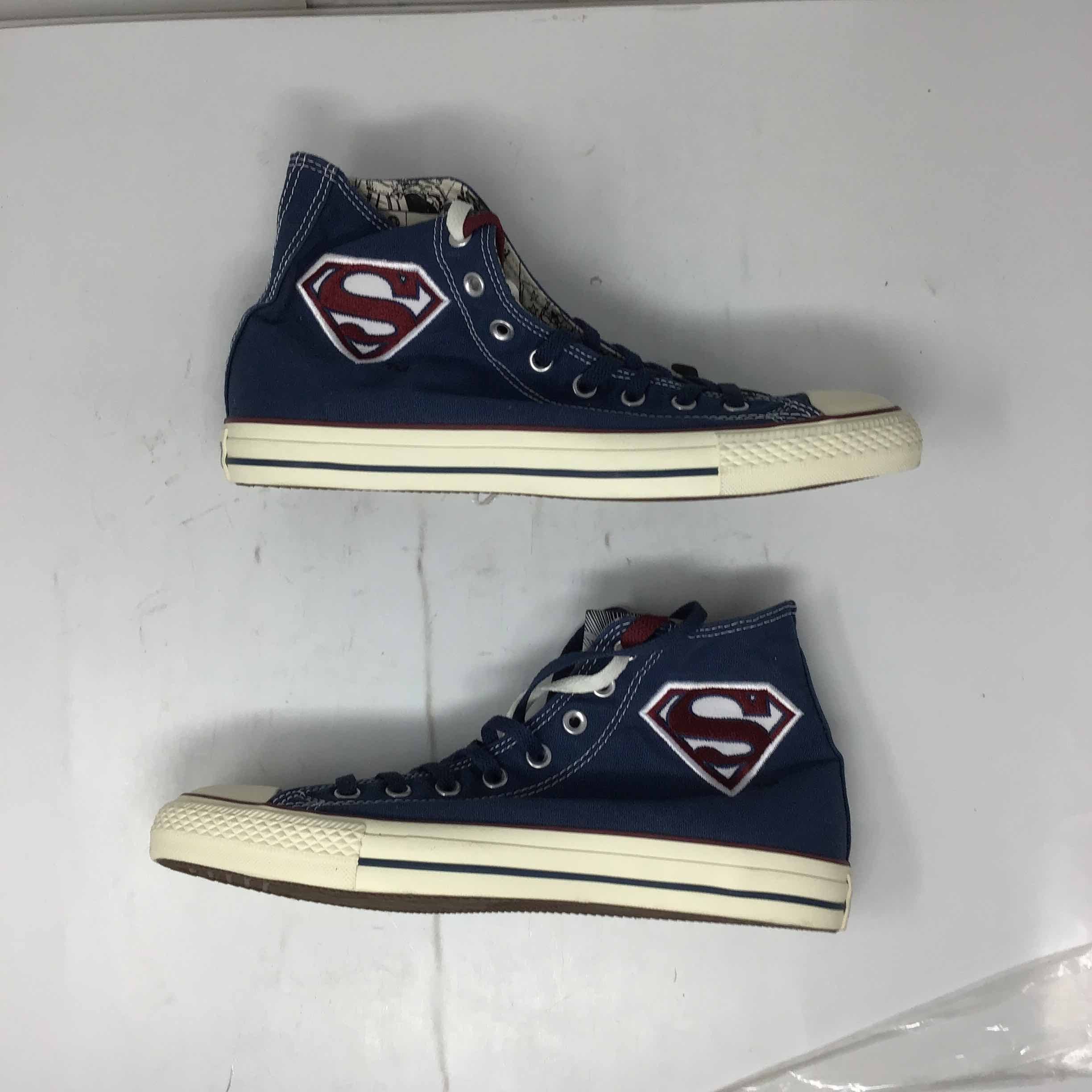 Converse DC Comics x Chuck Taylor All Star Denim Hi Superman Symbol ...