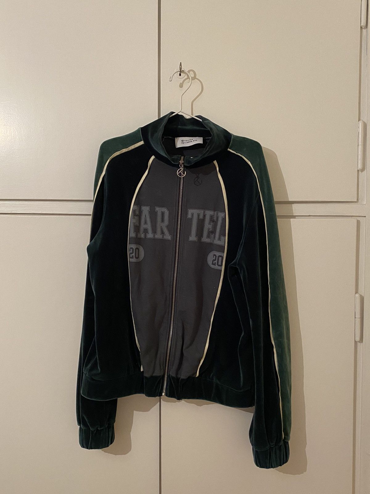 Telfar Telfar Velour Jacket Dark Font | Grailed
