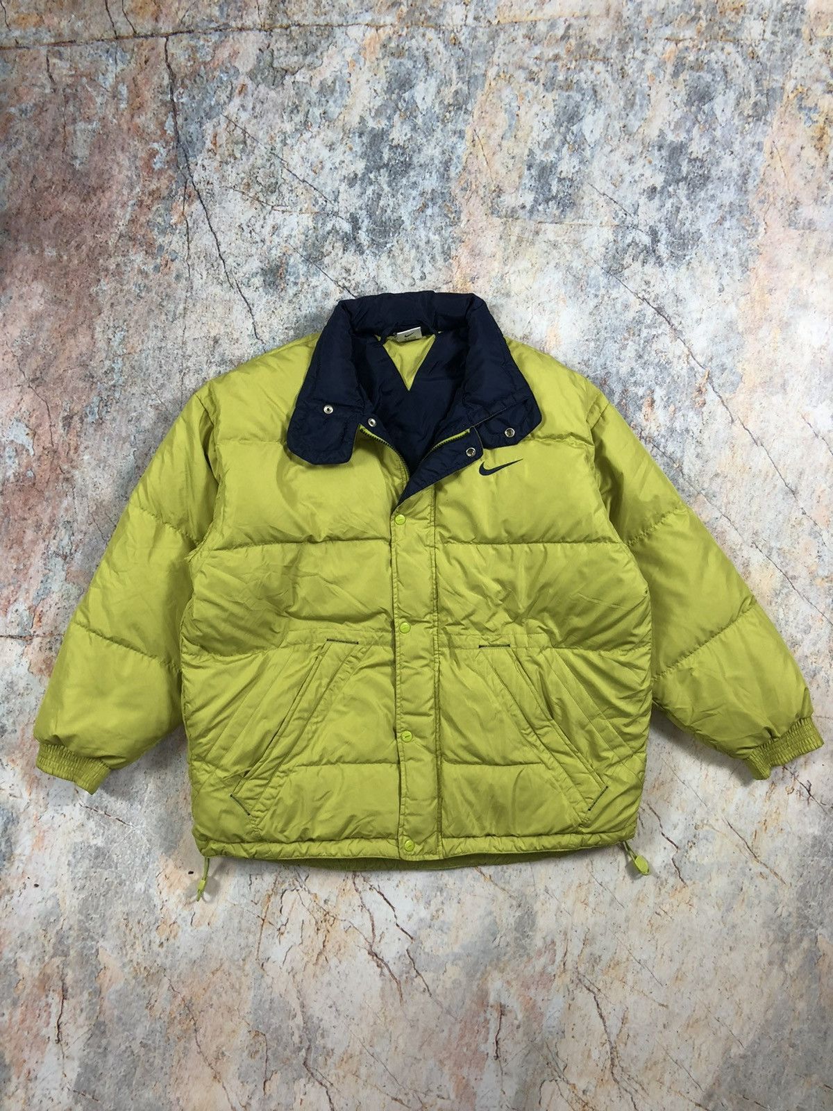 Nike Nike vintage green down jacket puffer | Grailed