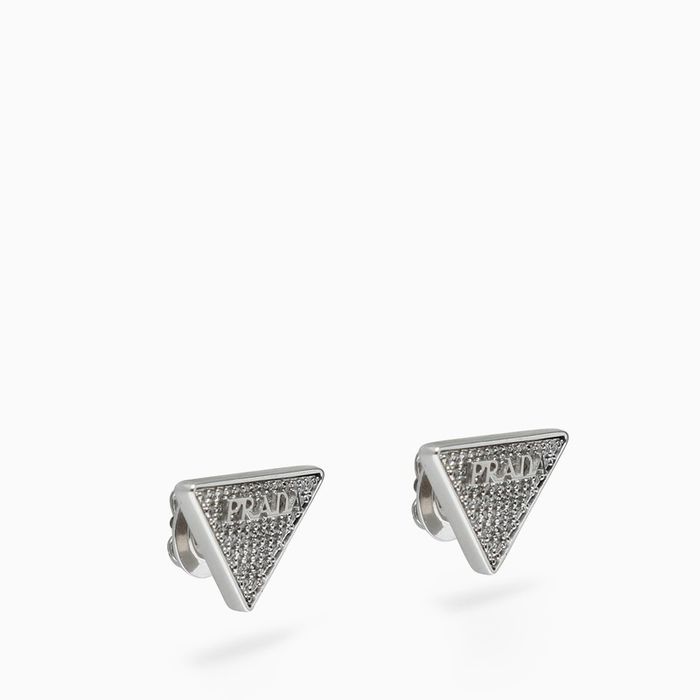 Prada Prada Symbole Earrings With Crystals | Grailed