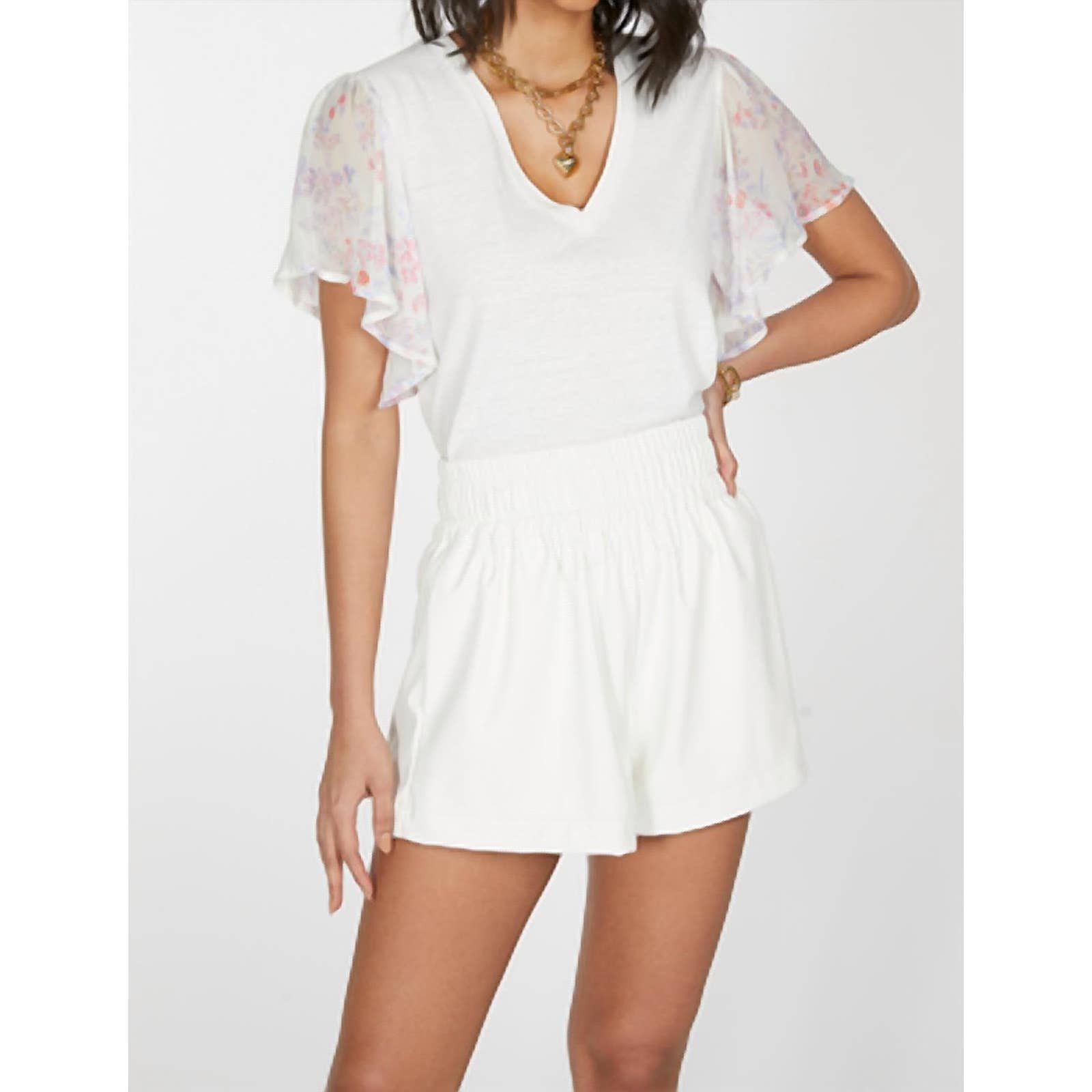 Generation Love Claudia Georgette Top In Lavender Floral | Grailed