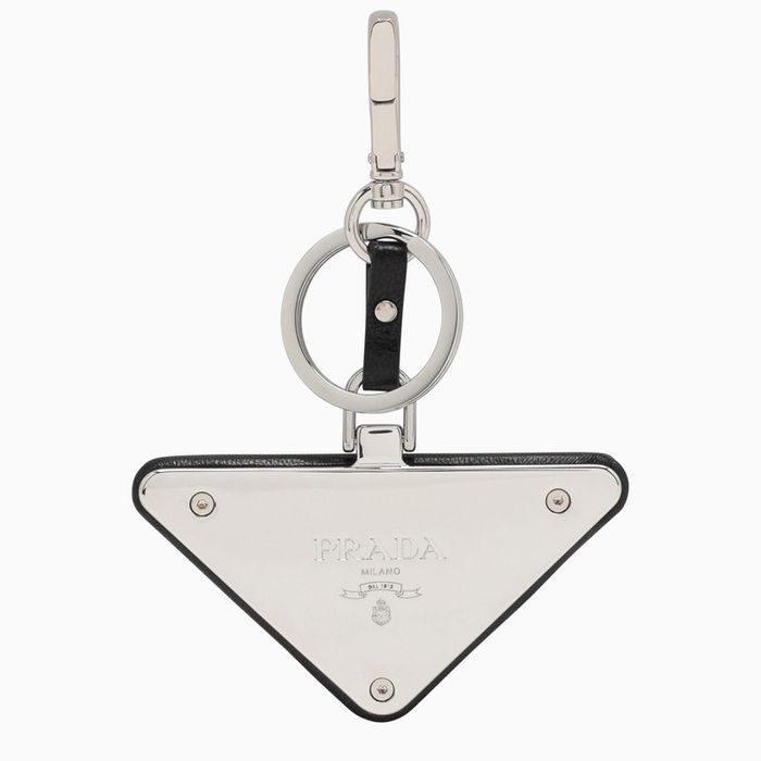 Prada Prada Black Key Ring With Logo | Grailed