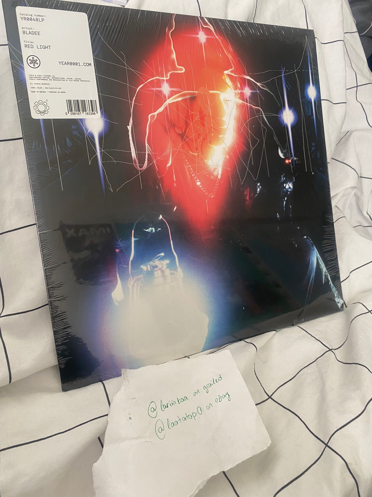 Sad Boys Bladee Red light 2nd pressing vinyl | Grailed