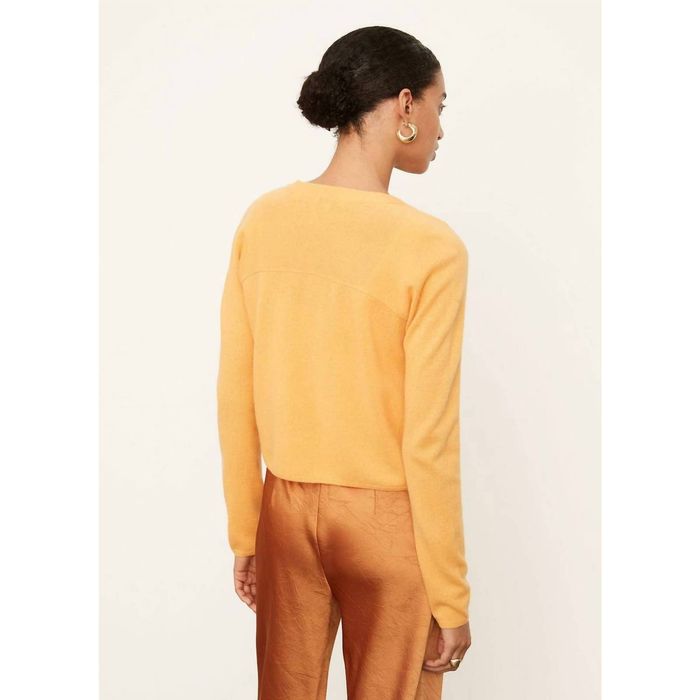 Vince Shell Button Cardigan In Light Heather Tangelo | Grailed