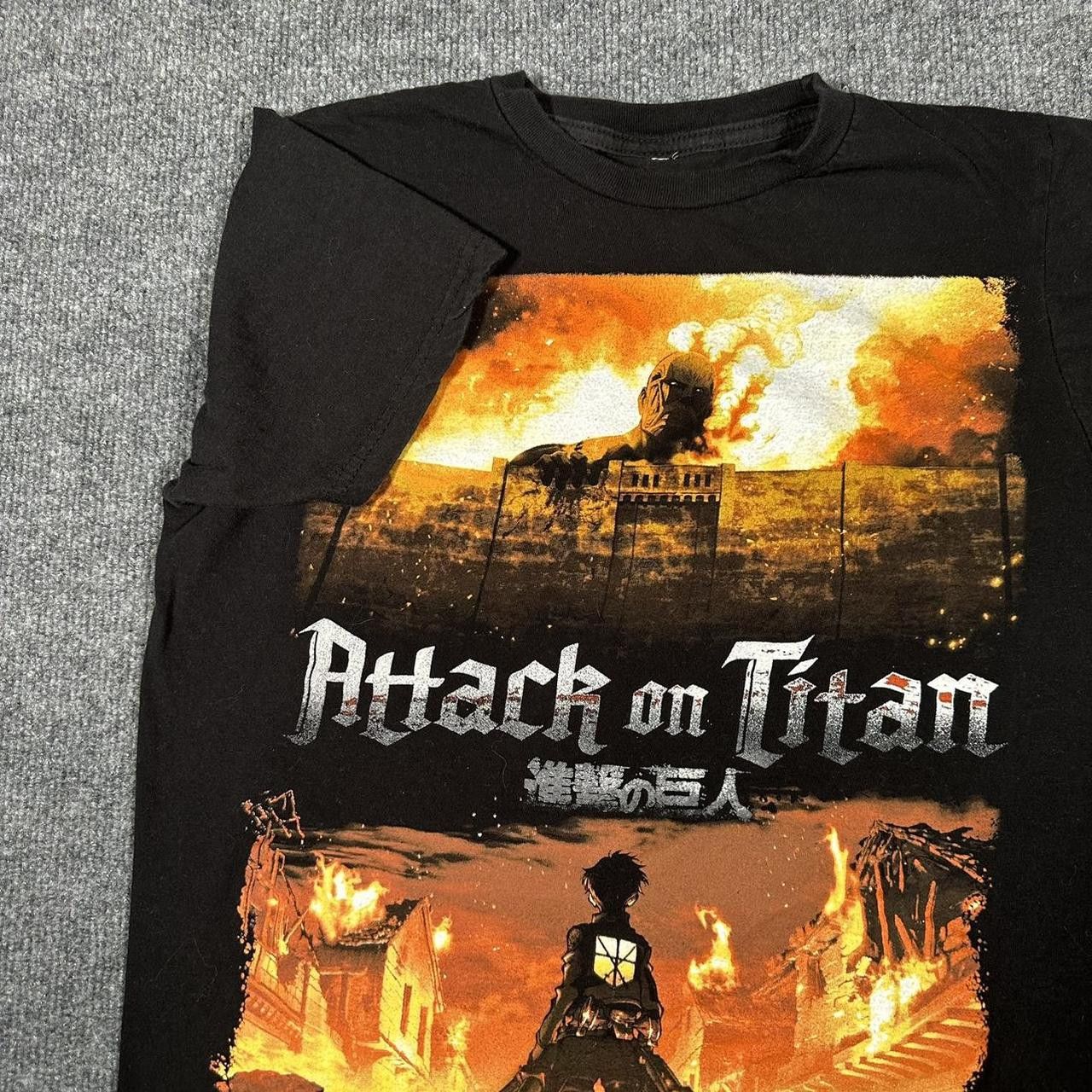 Cartoon Network attack on titan anime cartoon t-shirt | Grailed