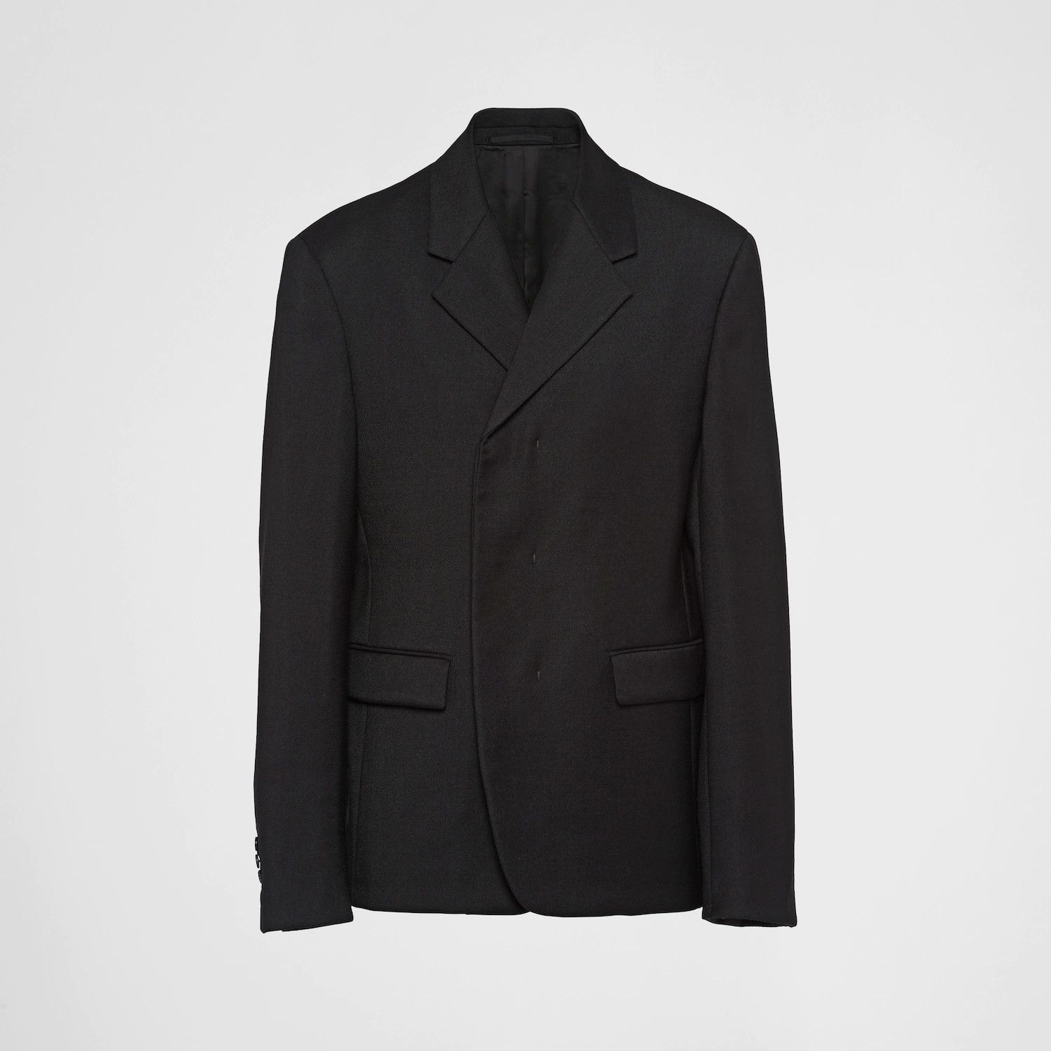 Prada PRADA BLAZER SUIT BLACK WHITE CLASSIC FORMAL WOOL | Grailed