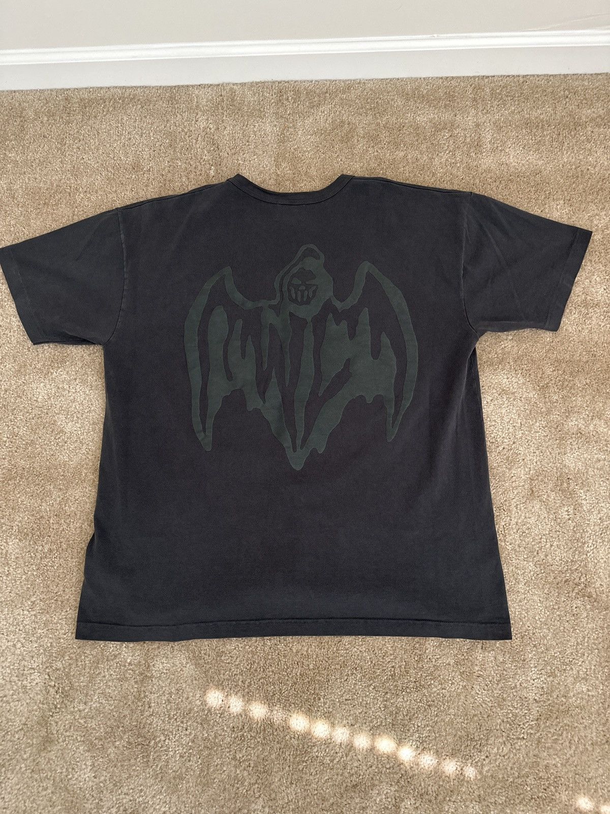 Warren Lotas Warren Lotas Bat Logo Stone Wash T Shirt | Grailed