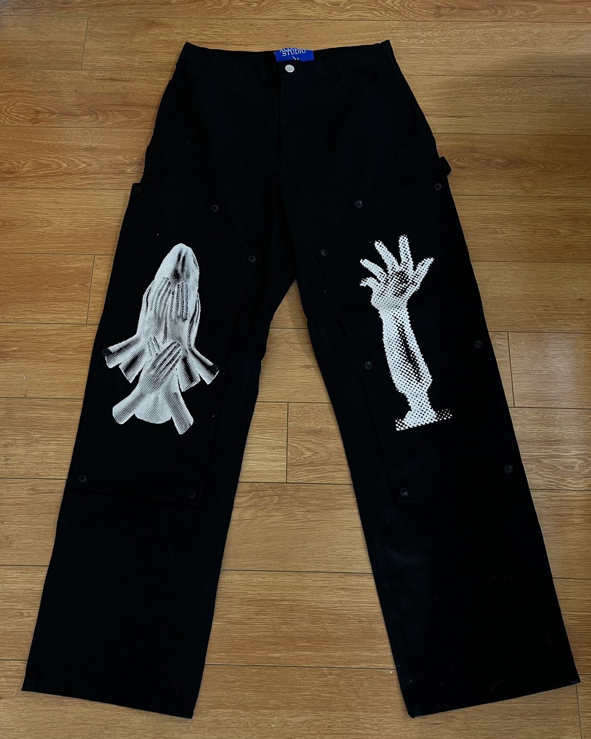 ALL CAPS STUDIO ALL CAPS STUDIO Double Knee Pant | Grailed