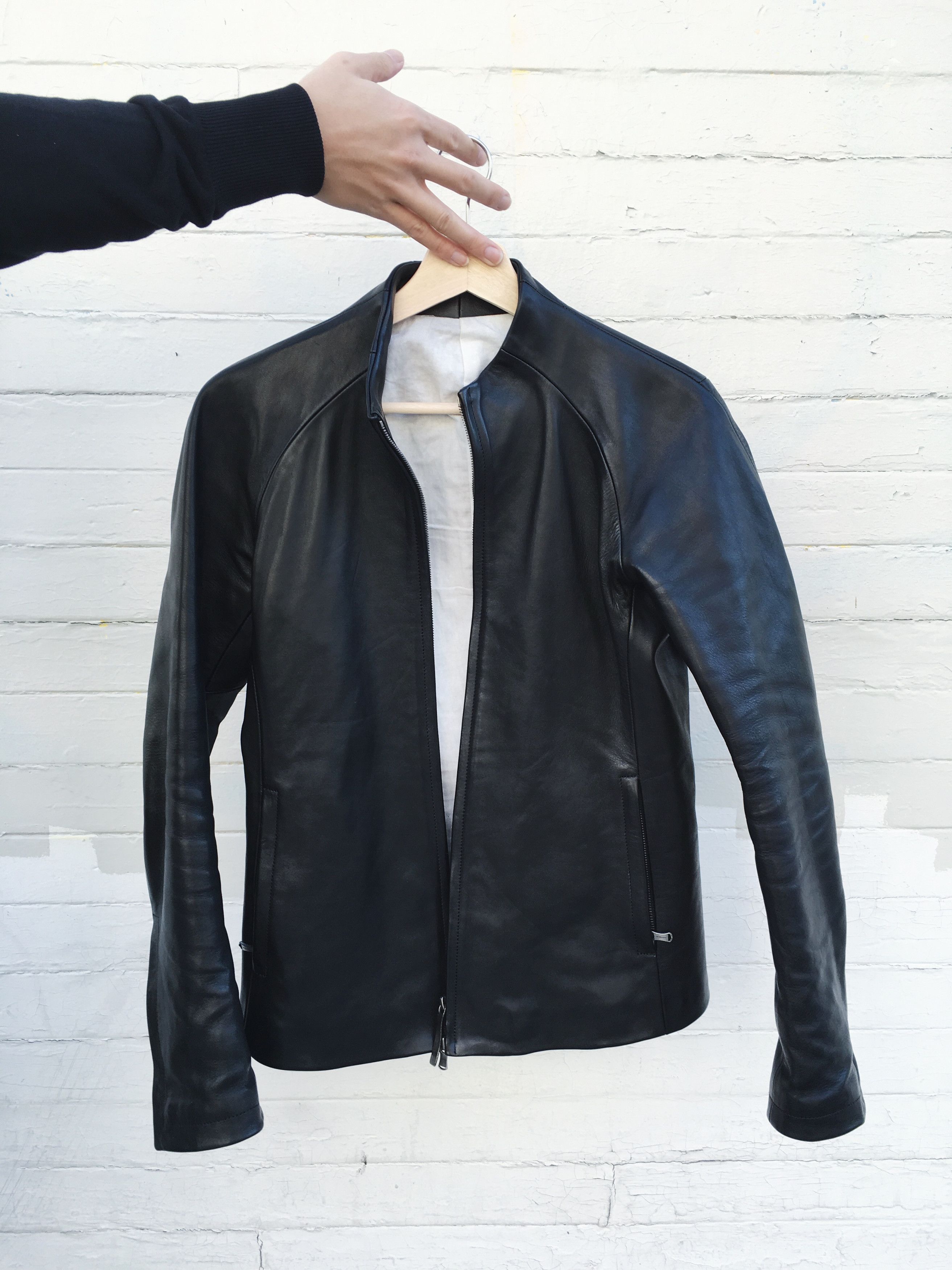 The Viridi-anne Guidi Horse Black Leather Moto | Grailed