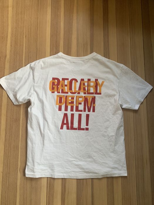 Gallery Dept. White Recall Them All Logo Tee | Grailed