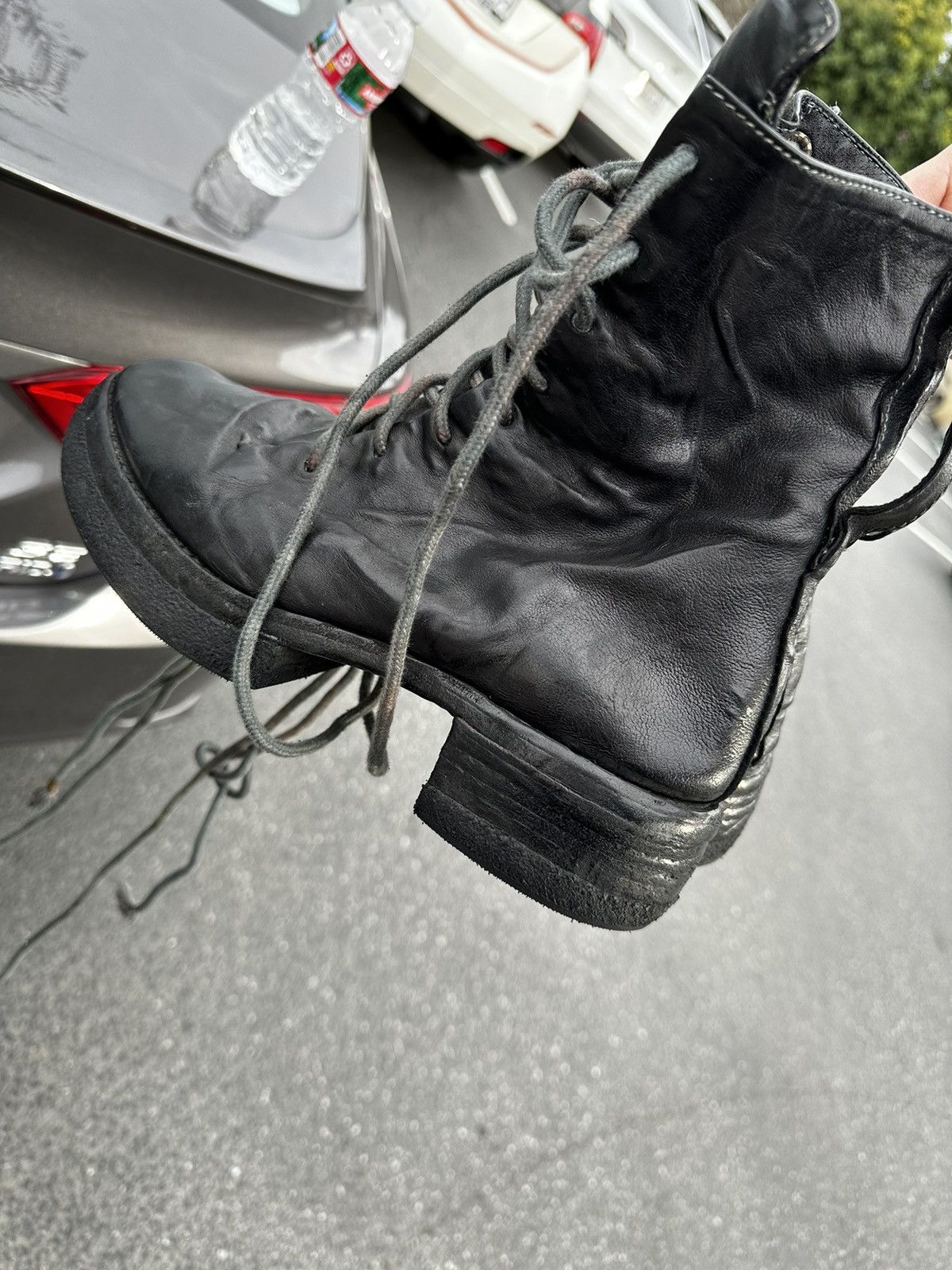 Carol Christian Poell CCP COMBAT BOOTS ROOMS | Grailed