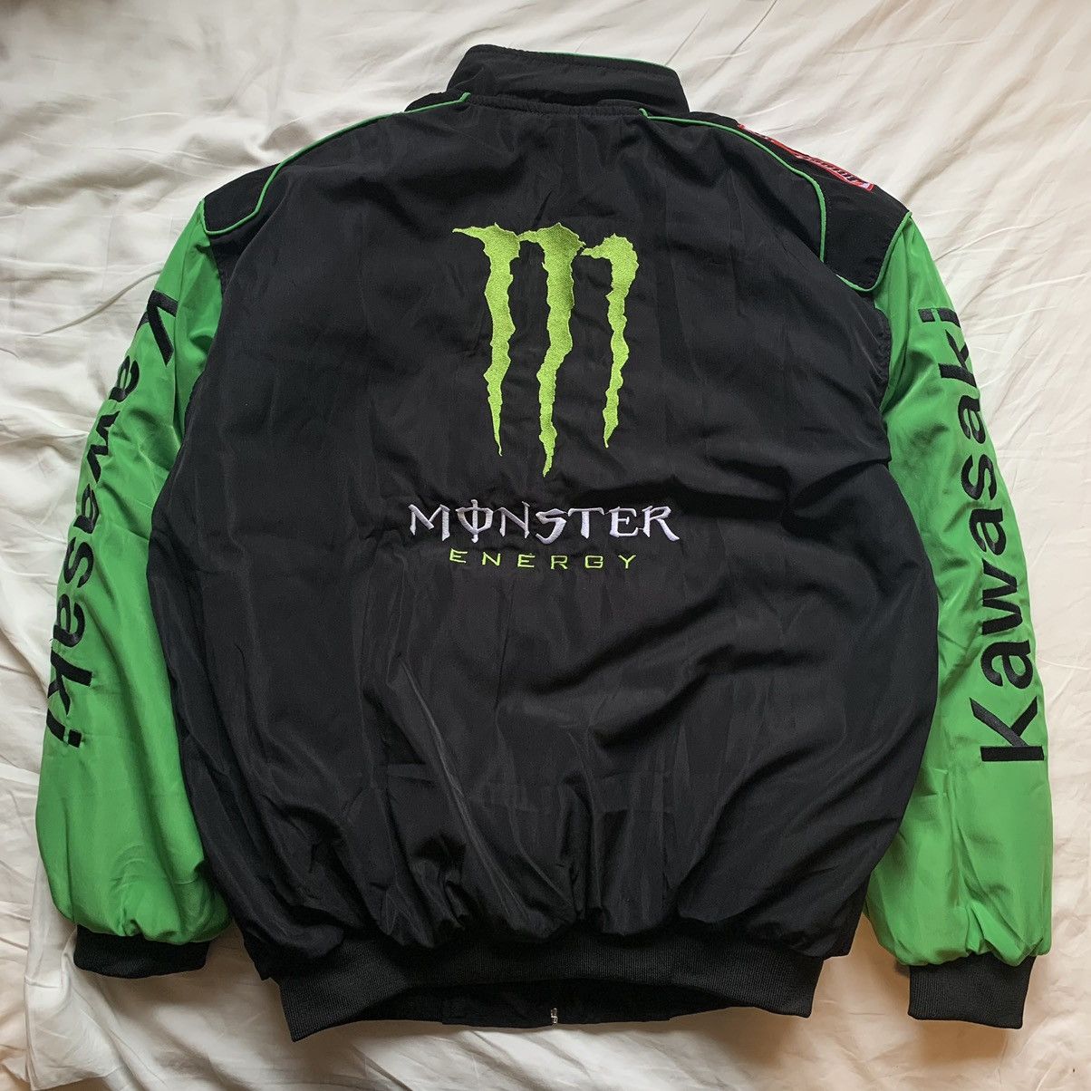 Racing × Vintage Monster Energy Racing Jacket 🔋💚 | Grailed