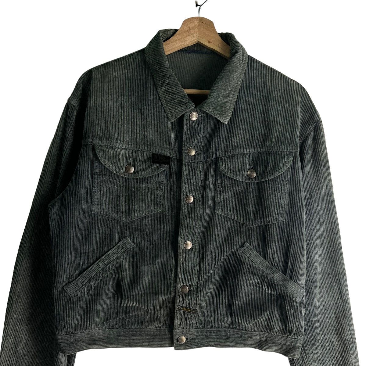 Marithe Francois Girbaud VINTAGE CROPPED CORDUROY TRUCKER JACKET | Grailed