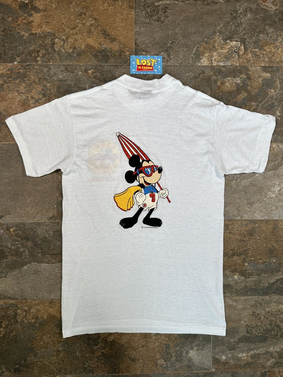 Vintage ‘90s Vintage Walt Disney Company Lifeguard Mickey Mouse Tee ...
