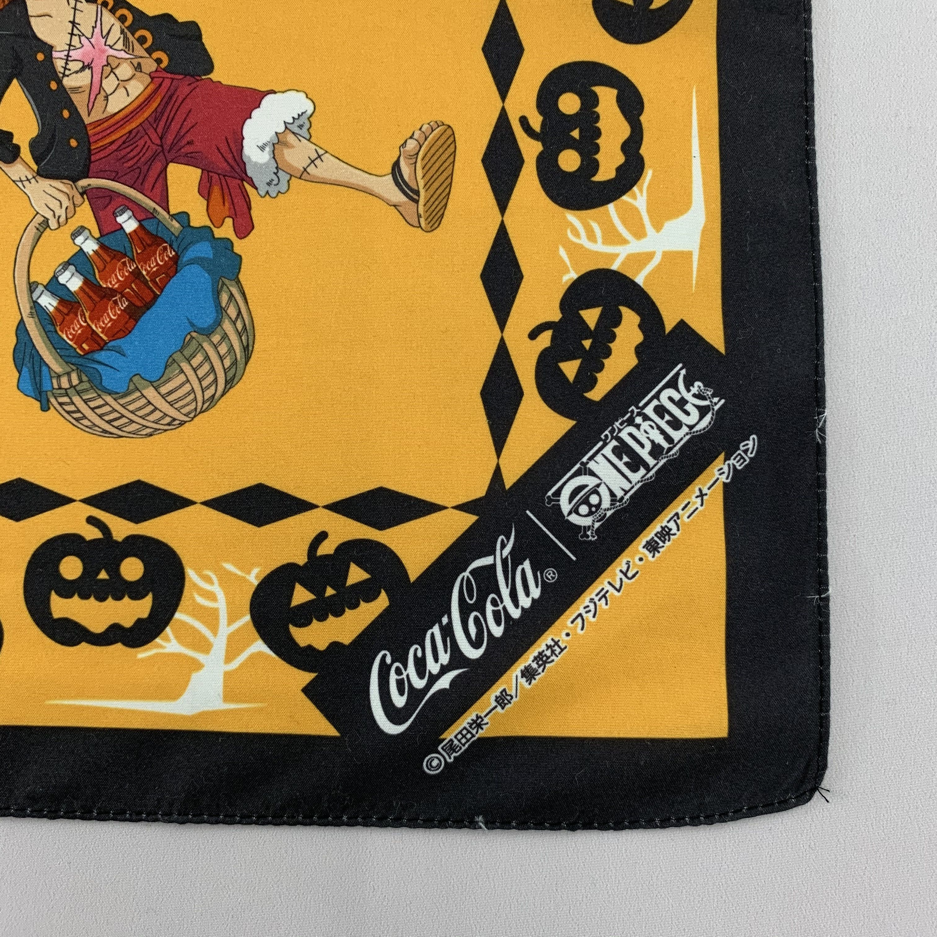 Coca Cola One Piece Monkey D Luffy x Coca Cola handkerchief - TB5109 ...