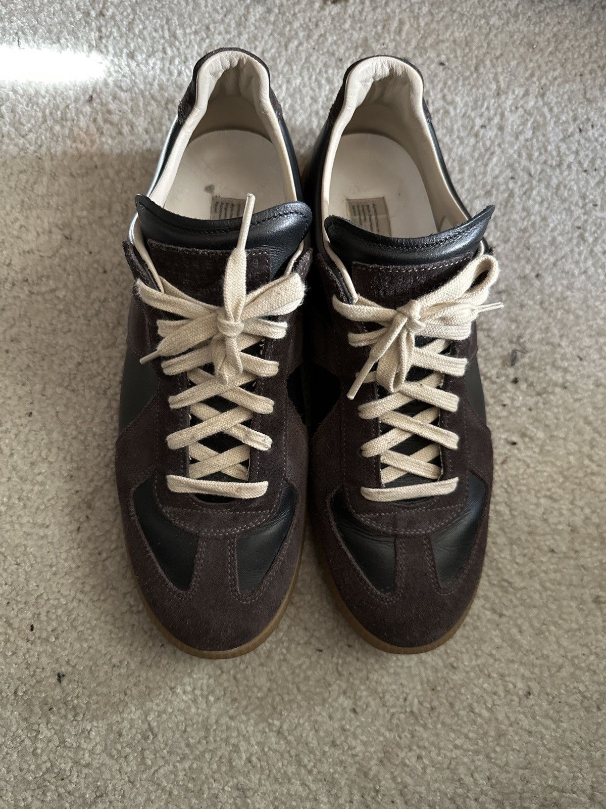 Maison Margiela Maison Margiela Replica GATs in Black/Brown | Grailed