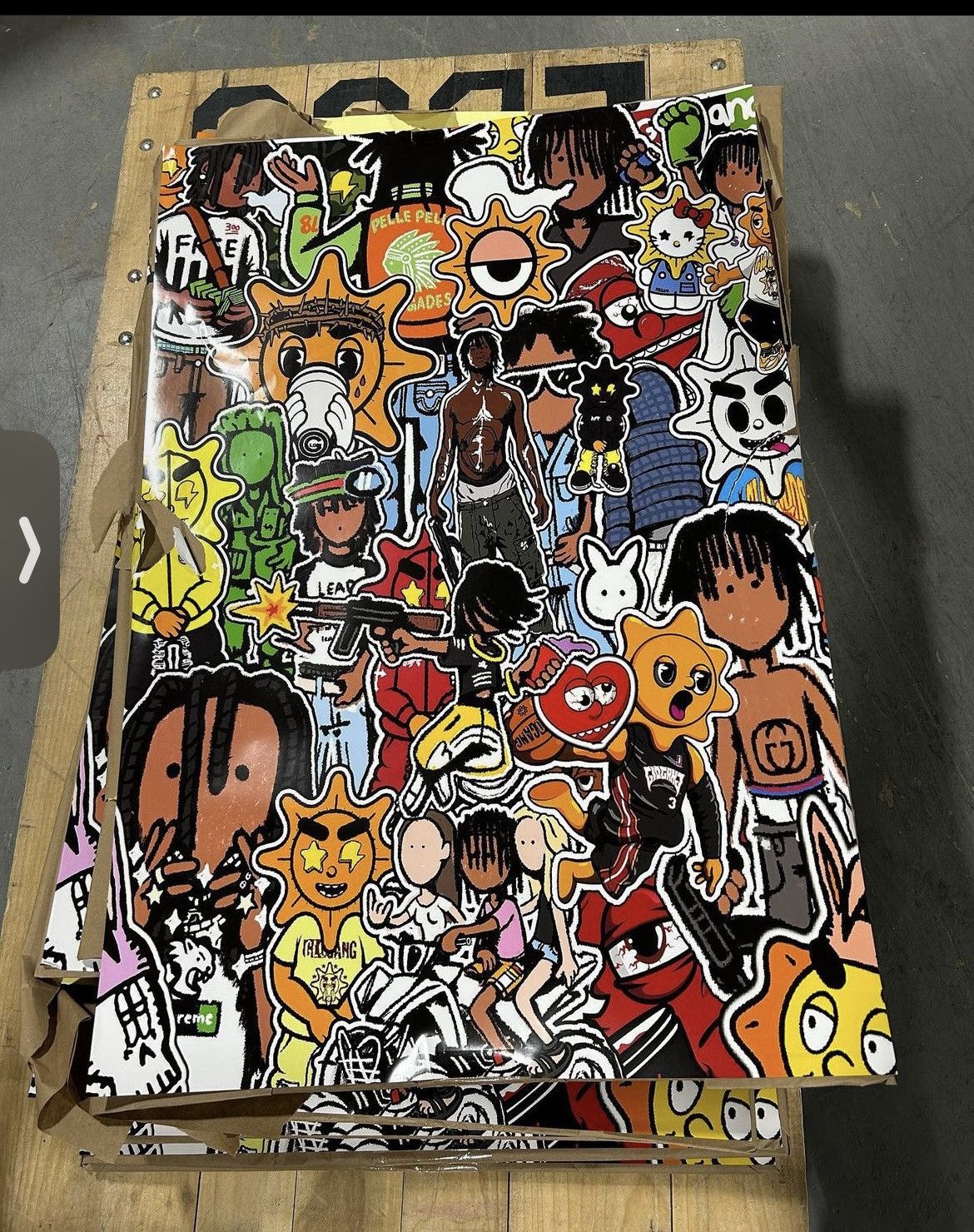 Kodone Kodone Chief Keef Collage Poster | Grailed