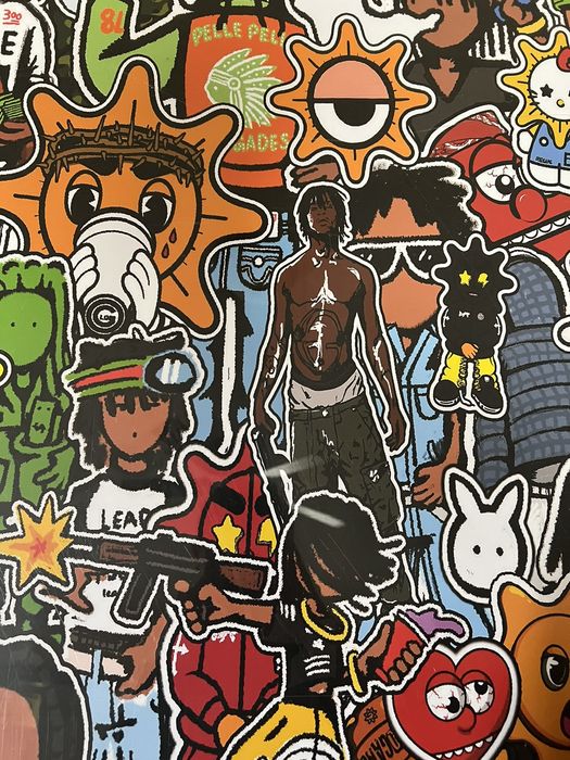Kodone Kodone Chief Keef Collage Poster | Grailed