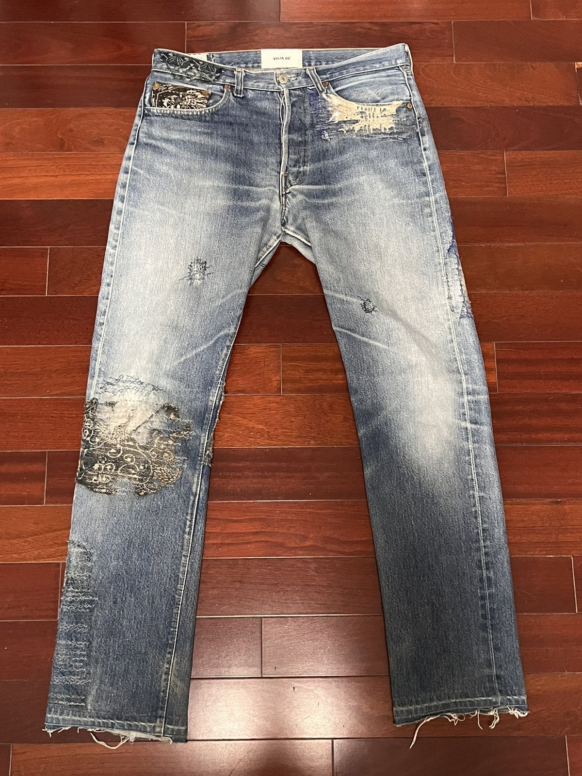 Proleta Re Art × Vuja De Vuja De Proleta Re Art Glitch Boro Denim | Grailed