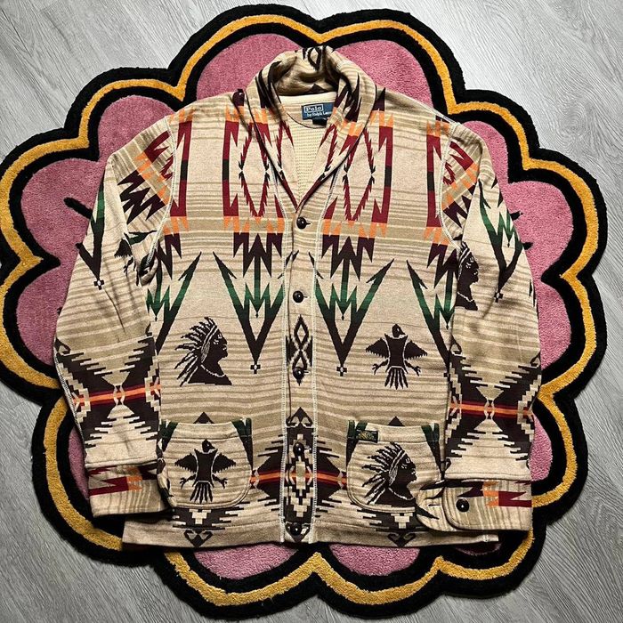 Ralph Lauren Polo Ralph Lauren Aztec Southwestern Cardigan Sweater | Grailed