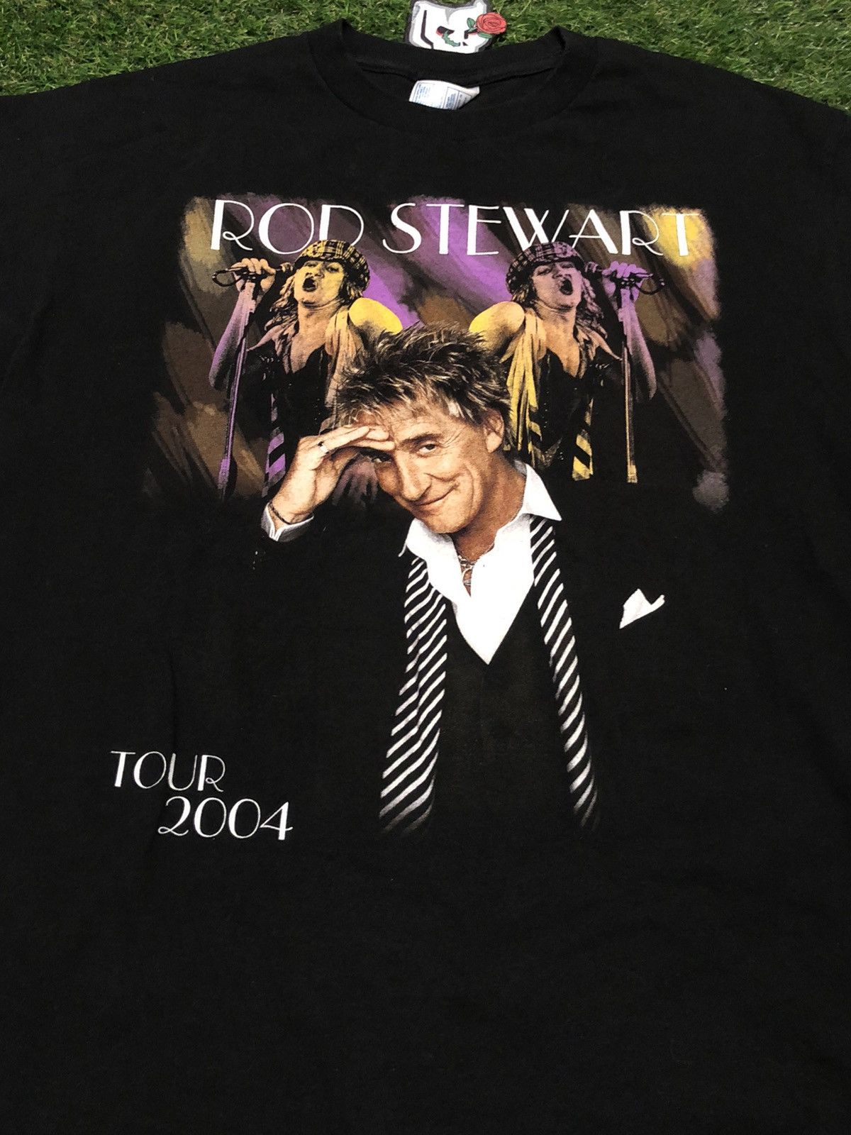 Vintage Vintage 2004 Rod Stewart Tour Tee | Grailed