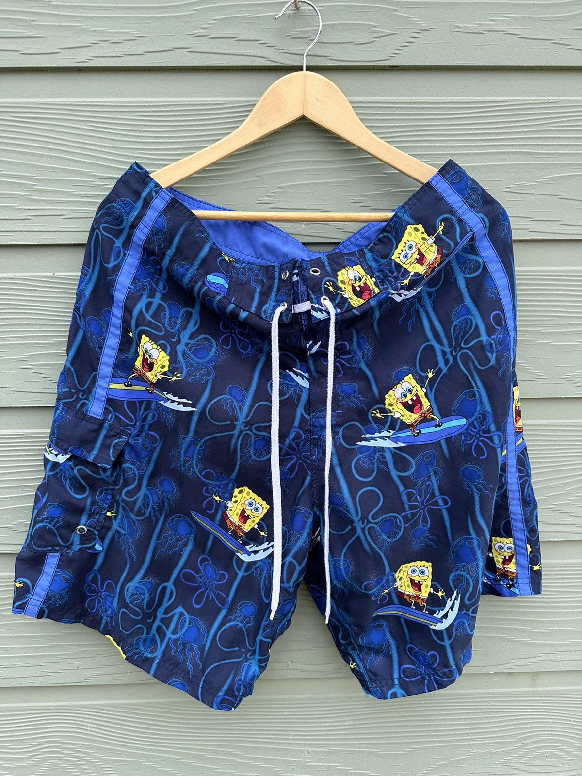 Nickelodeon 2003 Nickelodeon SpongeBob swimming trunks | Grailed