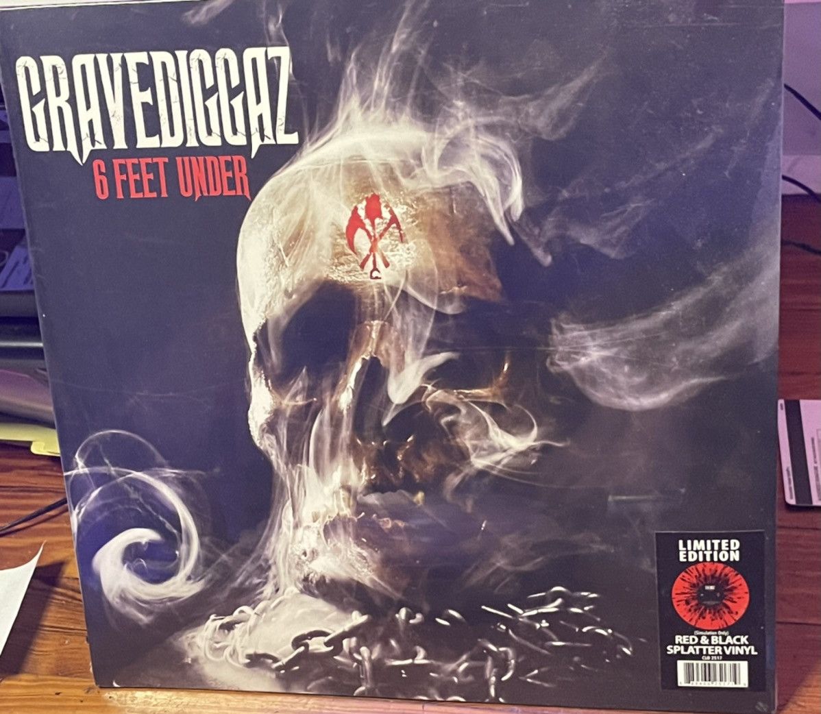 Wu Tang Clan GRAVEDIGGAZ - 6 Feet Under Double LP on Red Splatter Vinyl ...