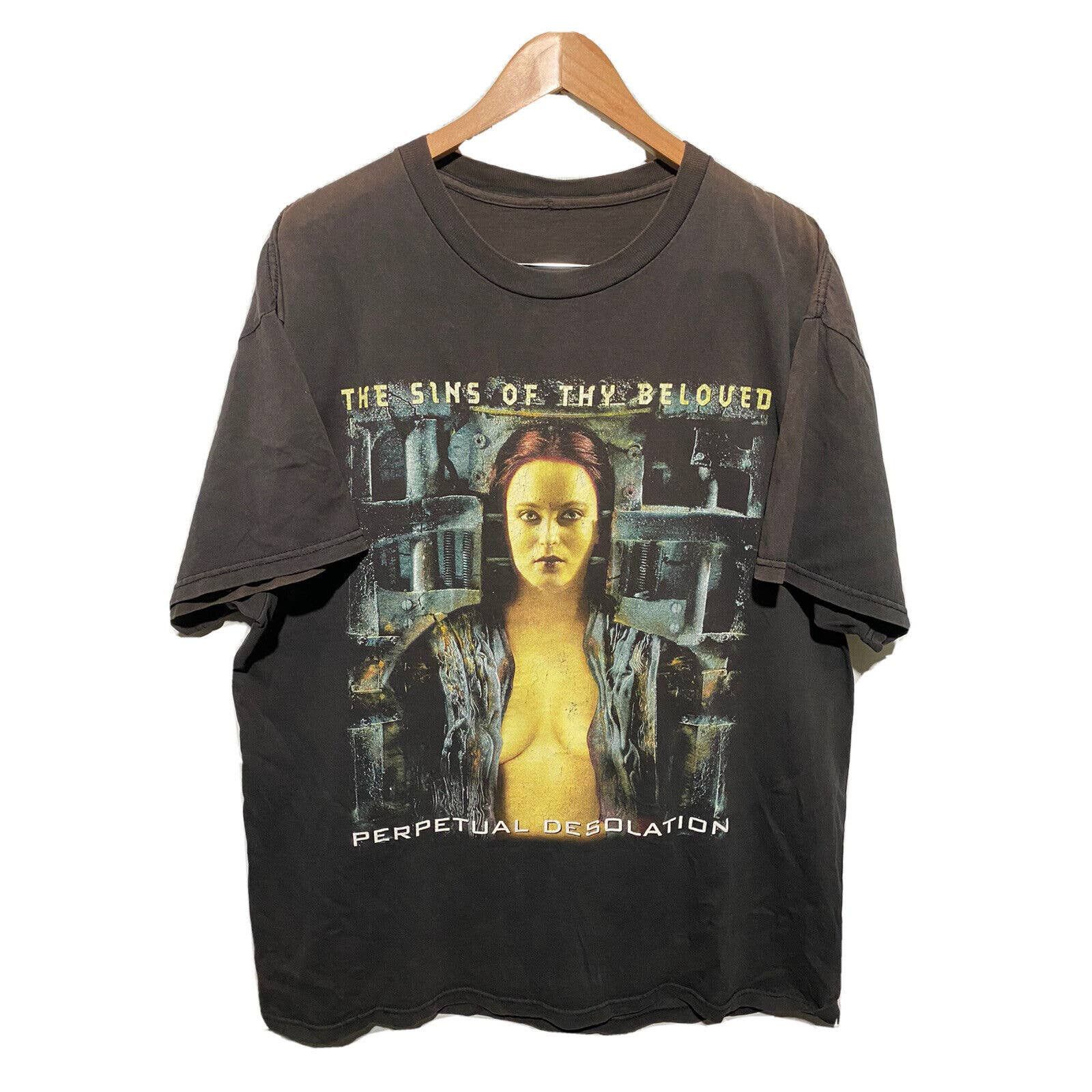 Vintage The Sins Of Thy Beloved Perpetual Desolation band T Shirt XL ...
