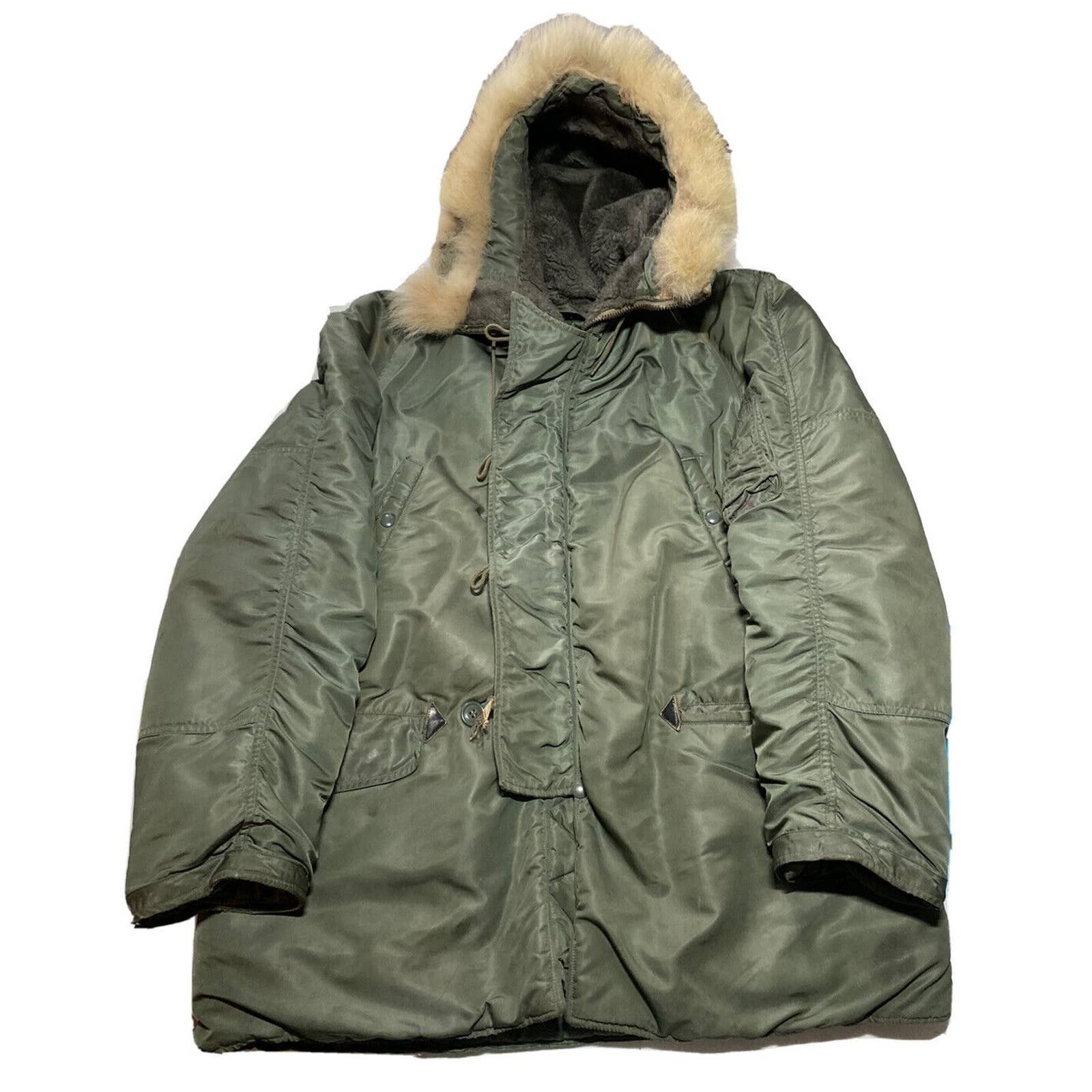 Vintage VTG 1950s US Air Force N3B Parka Coat Sz Large Jacket | Grailed