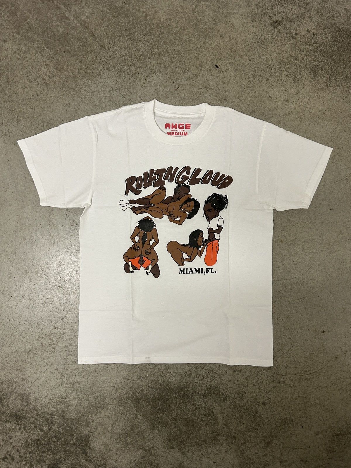 Asap Rocky Awge/Rolling Loud Asap Rocky tee | Grailed
