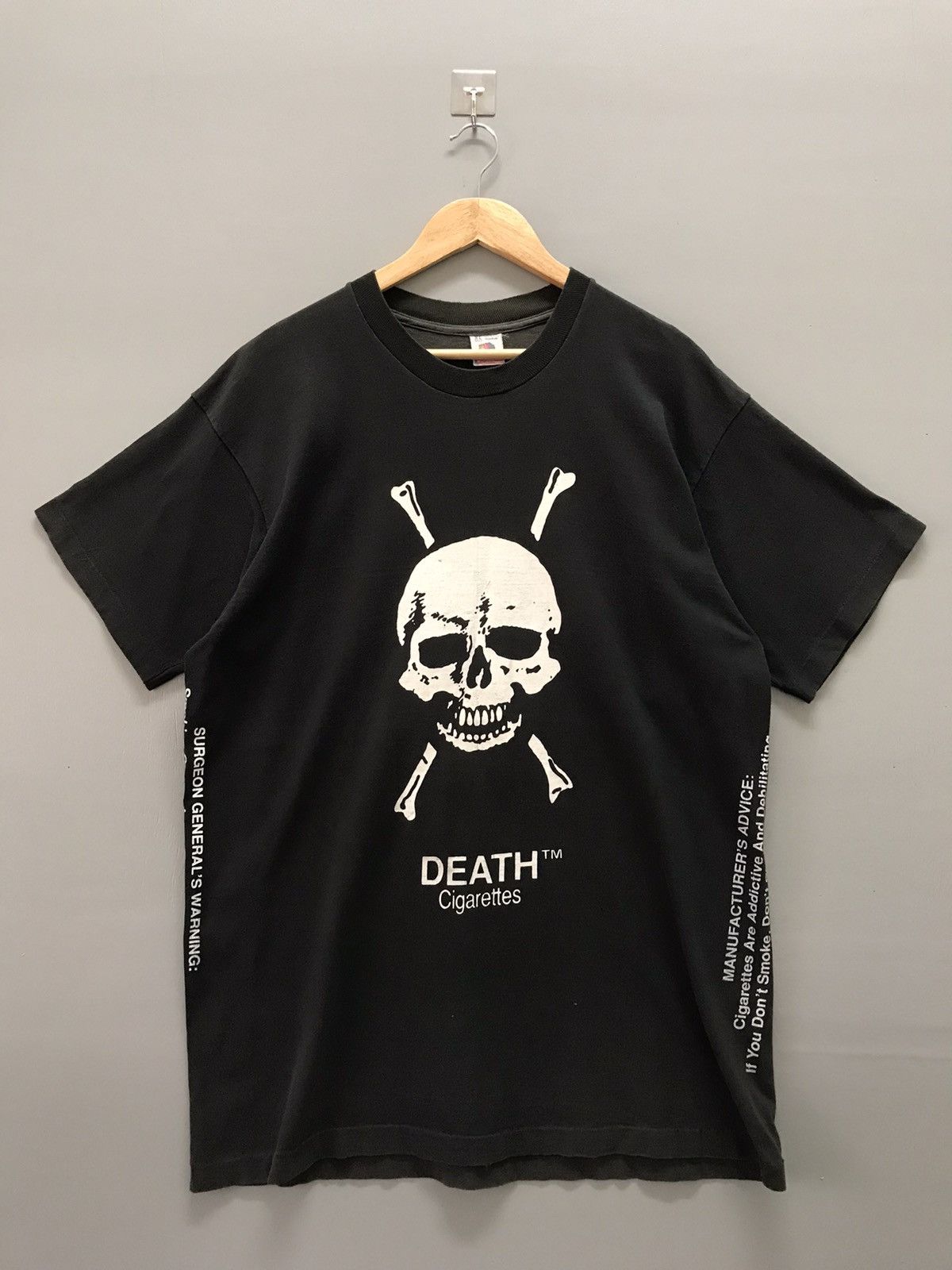 Vintage Vintage 90s Death Cigarettes Tupac Shakur Style Tee | Grailed