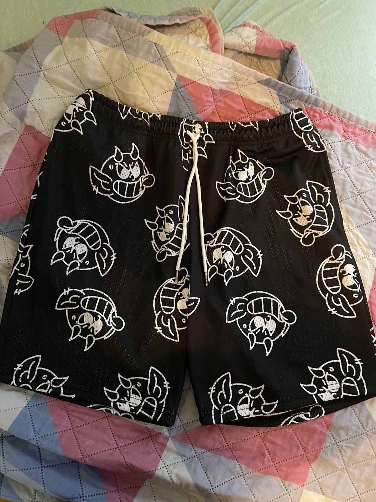 Ransom Clothing RANSOM CLOTHING DEVIL HEAD MESH SHORTS MEDIUM | Grailed